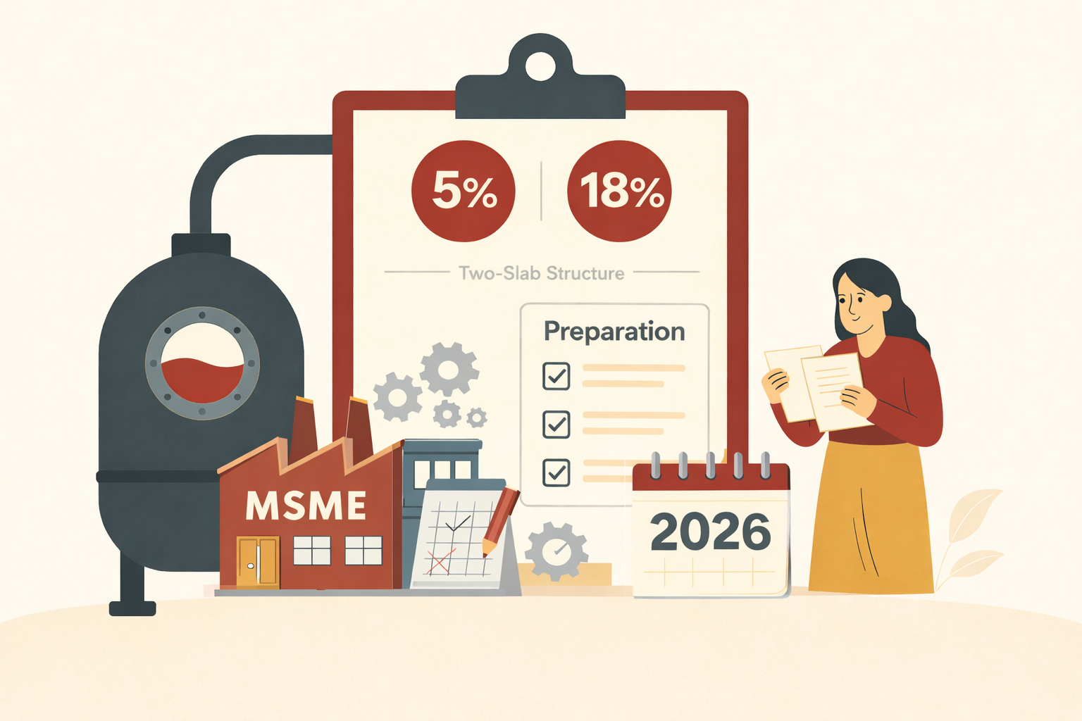 GST Two-Slab Structure (5% & 18%): MSME Preparation Guide for Pricing ...